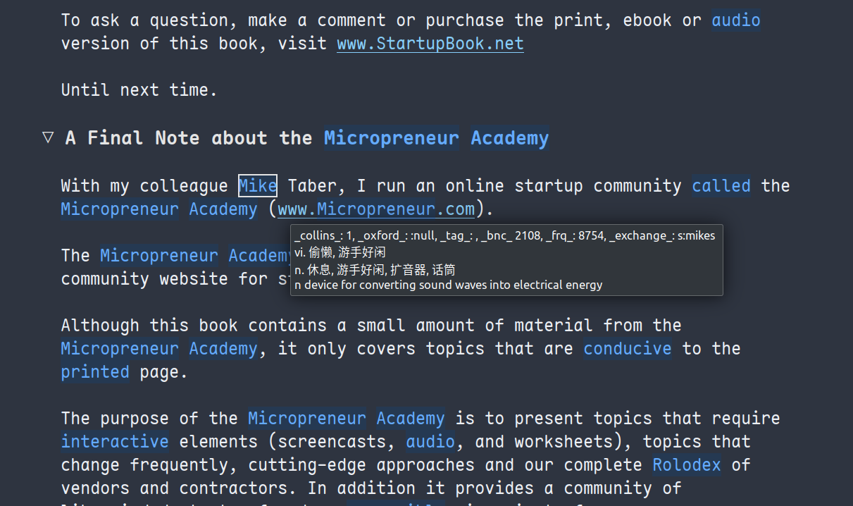 GitHub - chenyanming/paw: Emacs Annotation and Language Learning tool.