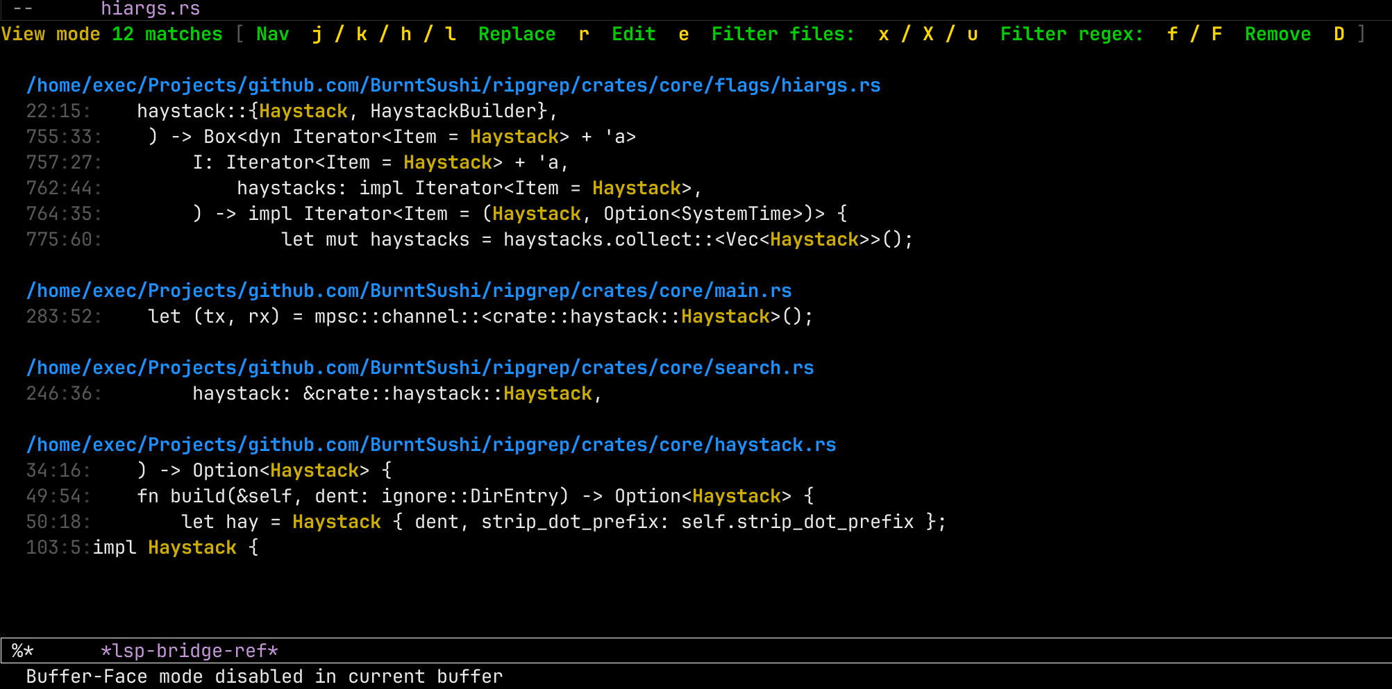 [配置分享] 让 lsp-bridge 的 find-references 展示 `which-function` - Emacs-general - Emacs China